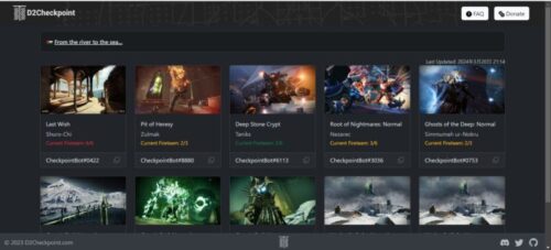 Destiny2 【D2Checkpoint】の使い方を解説。エキゾチック武器やレジェンダリー装備の効率的なファーミング D2チェックポイント ...