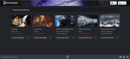 Destiny2 【D2Checkpoint】の使い方を解説。エキゾチック武器やレジェンダリー装備の効率的なファーミング D2チェックポイント ...